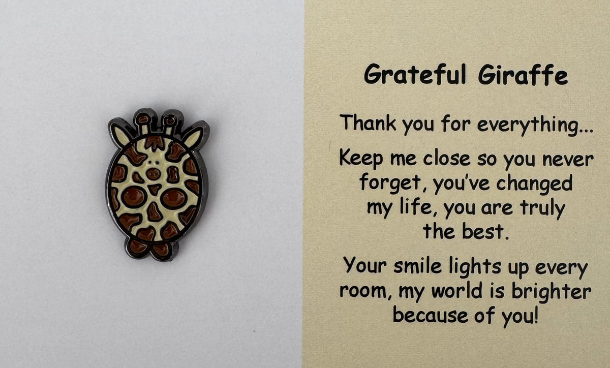 Little Joys Wellbeing Pin - Grateful Giraffe – Inspire - yourself ...